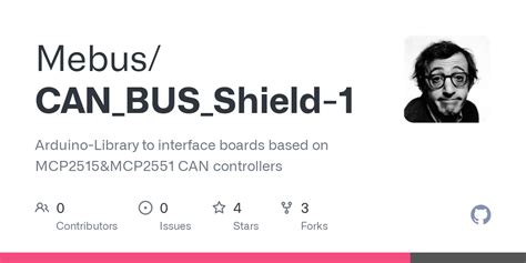 Github Mebus Can Bus Shield Arduino Library To Interface Boards Based On Mcp Mcp