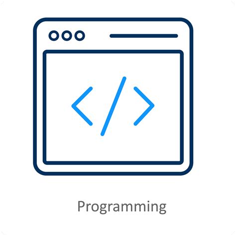 Programming And Coding Icon Concept Vector Art At Vecteezy