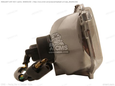 38w8431000 Headlight Unit Assy Yamaha Buy The 38w 84310 00 00 At Cmsnl