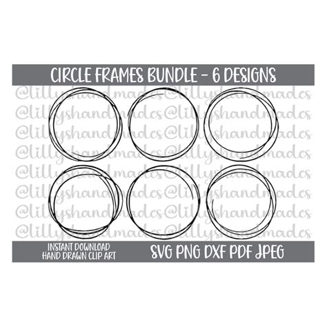 Circle Frame Svg Circle Svg Circle Frames Svg Circle Frame Inspire