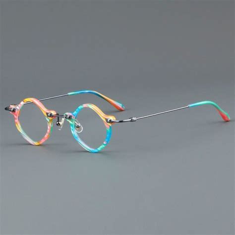 Logan Retro Geometric Glasses Frame Unique Glasses Frames Colorful
