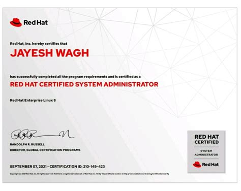Jayesh Wagh On Linkedin Rhcsa Linuxsystemadministration Linux Certified 10 Comments