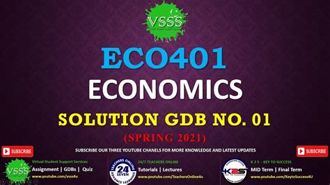 Eco401 Gdb No 1 Solution Spring 2021 Eco401 Gdb 1 Solution 2021