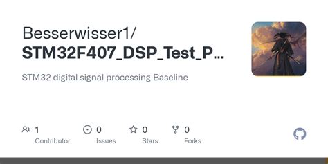 Github Besserwisser1 Stm32f407 Dsp Test Project Stm32 Digital Signal