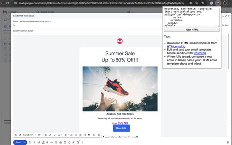 How To Send Html Emails In Gmail