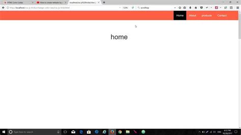 How To Change Background Color Of Navigation Bar On Scroll YouTube