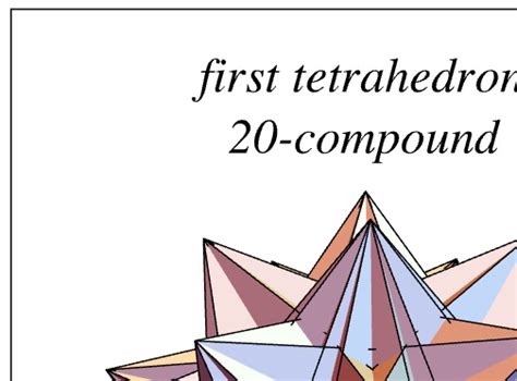 Tetrahedron 20 Compound From Wolfram Mathworld
