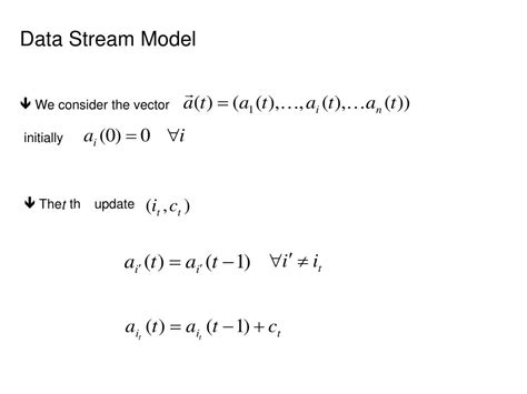 Ppt An Improved Data Stream Summary The Count Min Sketch And Its Applications Graham Cormode