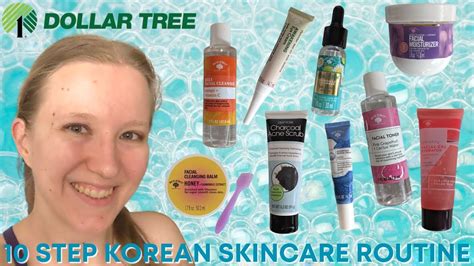 10 Step Korean Skincare Routine Dollar Tree Products Affordable