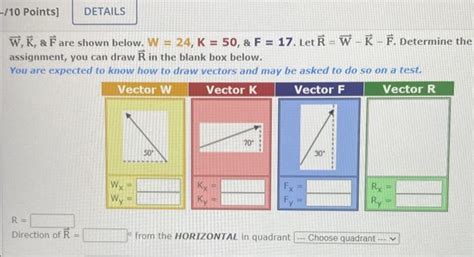 Solved Determine The Componentd Of Each Vector As Well As Chegg Com