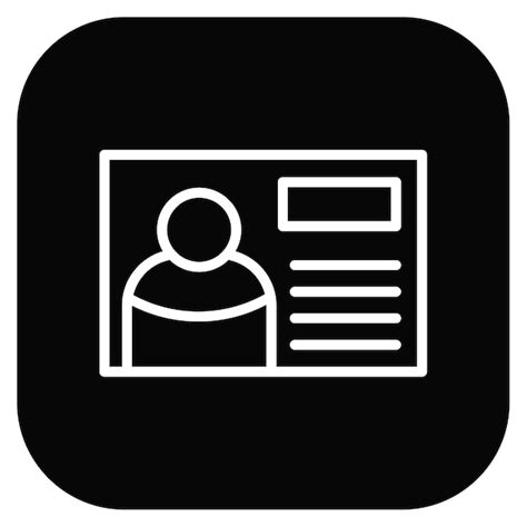 Premium Vector Identification Vector Illustration