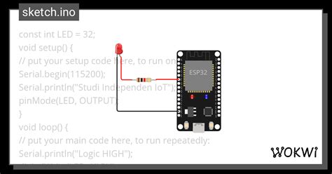 Logic Praktikum 1 Wokwi Esp32 Stm32 Arduino Simulator