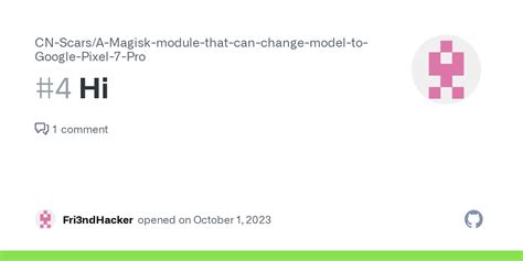 Hi Issue 4 CN Scars A Magisk Module That Can Change Model To Google Pixel 7 Pro GitHub