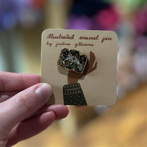 Camera Enamel Pin