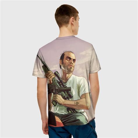 Мужская футболка 3D GTA 5 — купить со скидкой 31% на «Все Футболки.Ру ...