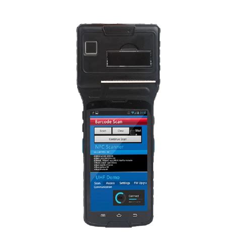 5 Inch Andriod Pos Terminal Rfid Uhf Reader With Nfc Readerthermal