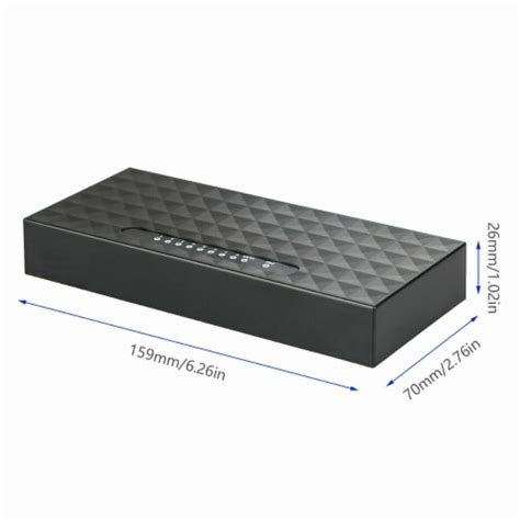 8port Gigabit Ethernet 10 100 1000mbps Switch Lan Hub Adapter For Router And Modem 1 King Soopers