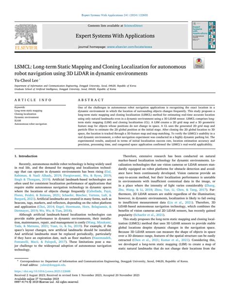 Lsmcl Long Term Static Mapping And Cloning Localization 2024 Expert