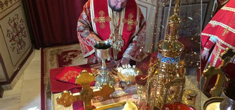 Света Литургија на празник Усековања главе светог Јована Крститеља Епископ Антоније Пантелић