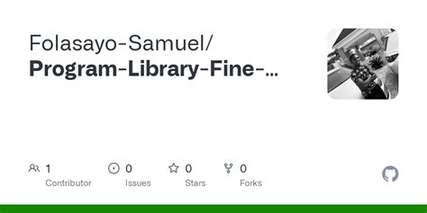 Github Folasayo Samuelprogram Library Fine Calculation In C Sharp