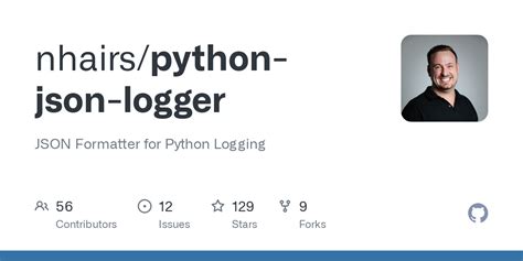 Github Nhairs Python Json Logger Json Formatter For Python Logging