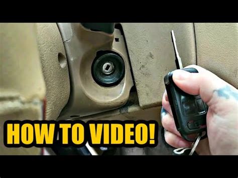 A Simple DIY Key Switch Repair HOW TO VIDEO Ignition Switch Sticking Or Stuck YouTube