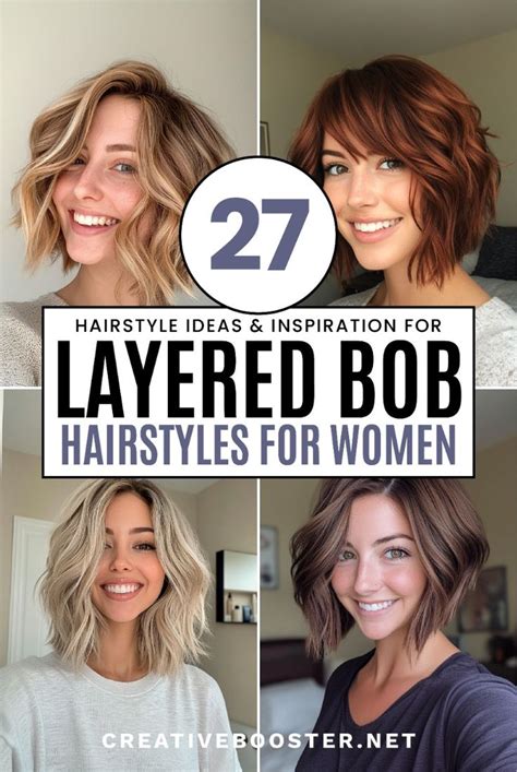 25 Effortless Layered Bob Hairstyles For Every Style In 2024 Short