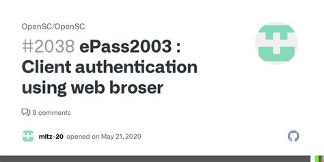 epass2003 client authentication using web broser · issue 2038