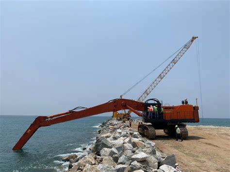 Pranay Biswas On Linkedin Trimble Excavator Kerala Vizhinjamport