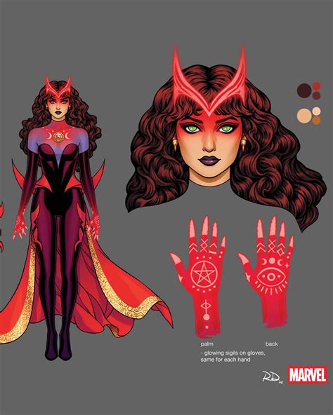 Marvel Officially Unveils Scarlet Witchs Redesign Photos