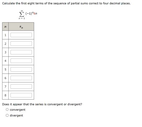 solved calculate the first eight terms of the sequence of