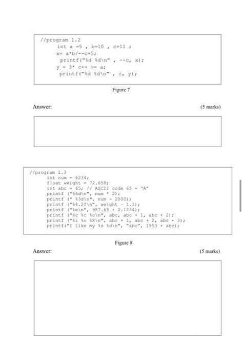 solved a write the output when the following code segments