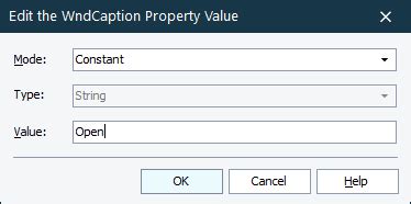 Edit Value Dialog Name Mapping TestComplete Documentation