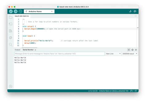 Issue With 921600 Baud Rate On Macos Ide 2x Arduino Forum
