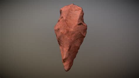Projectile Point D Model By R Doyle Bowman Rdoylebowman B D Sketchfab