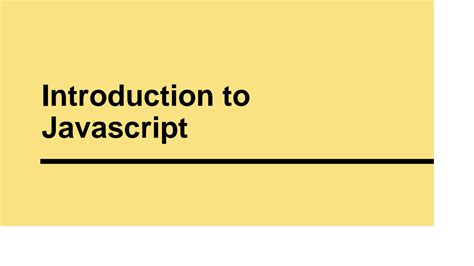 SOLUTION Introduction To Javascript Studypool