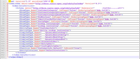 Odata Incompatible Type Kinds Were Found Found Type Kind Primitive Instead Of The Expected