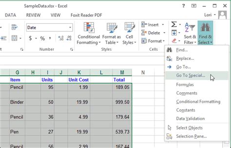 Как в Excel удалить столбец