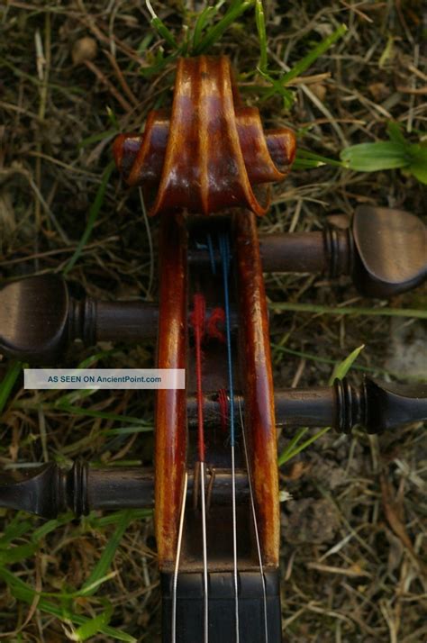 Antique 18th C Violin With Grafted Scroll Ready To Play