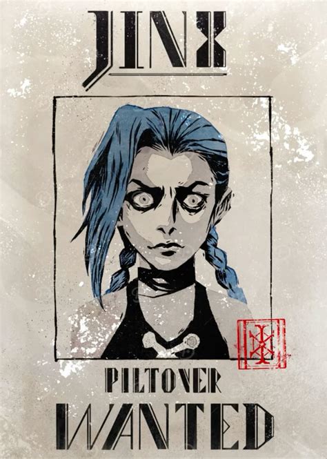 Jinx Wanted Poster In 2025 Graphic Poster League Of Legends Poster