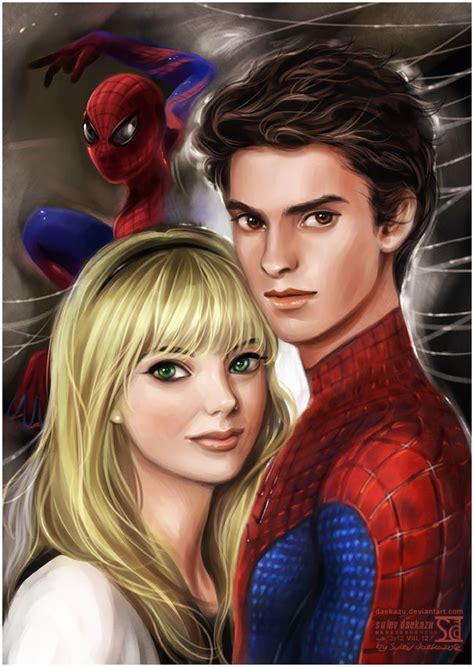 Spiderman And Gwen Stacy Fan Art