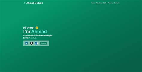 Ahmad Basha Shaik Full Stack Developer And Front End Specialist