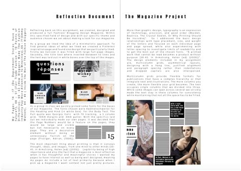 Typographic Design : Magazine Project on Behance