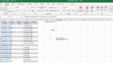 Microsoft Excel INDEX And MATCH Function Working On Range But Not On Table Reference Super User