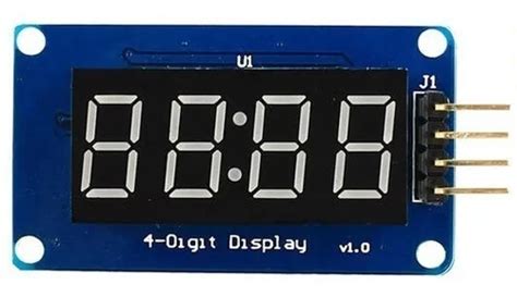 Modulo Display Relógio 4 Digitos Tm1637 Para Arduino Pic Mercadolivre