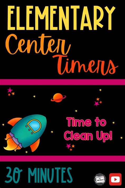 Classroom Center Time 15 Minute Timer For Efficient Clean Up