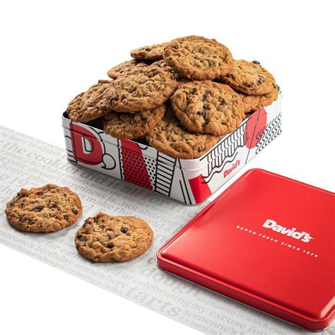 Davids Cookies 1lb Oatmeal Raisin Fresh Baked Cookies Delectable