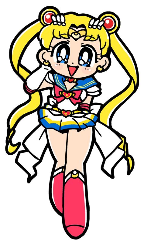 Tsukino Usagi Sailor Moon And Super Sailor Moon Bishoujo Senshi