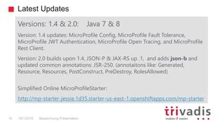TechEvent Eclipse Microprofile PPT