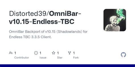Github Distorted39omnibar V1015 Endless Tbc Omnibar Backport Of